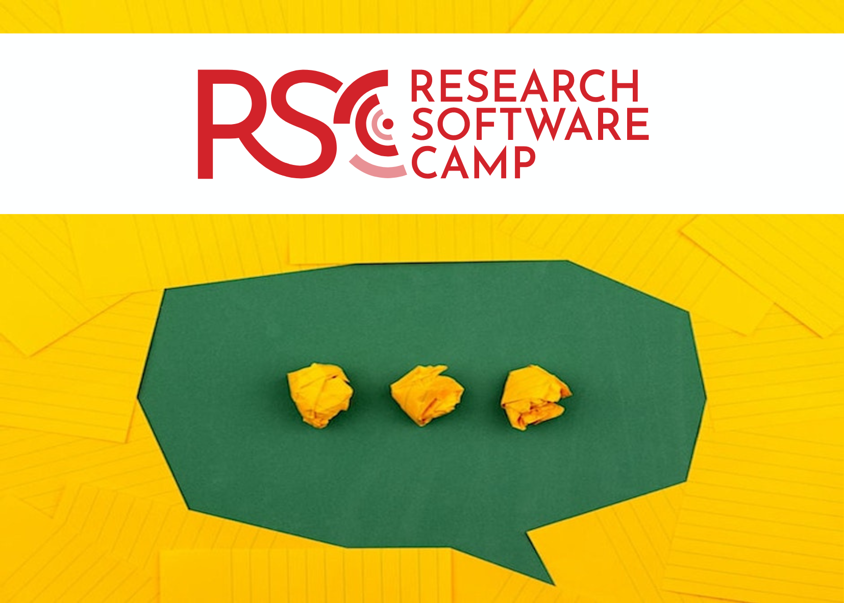 Research Software Camp: introducing the members of the panel discussion ...